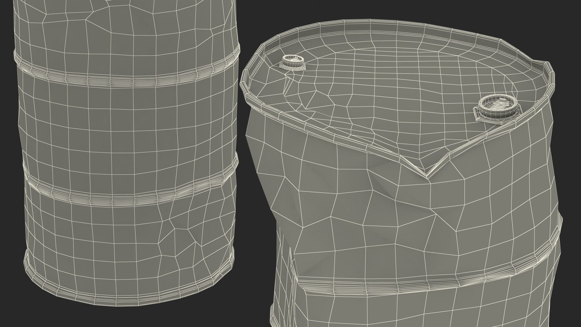3D gasoline 95 octane metal barrel model - TurboSquid 1702937