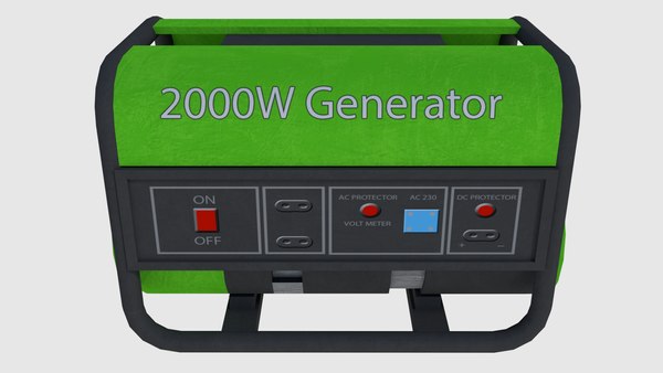 3d power generator games - model
