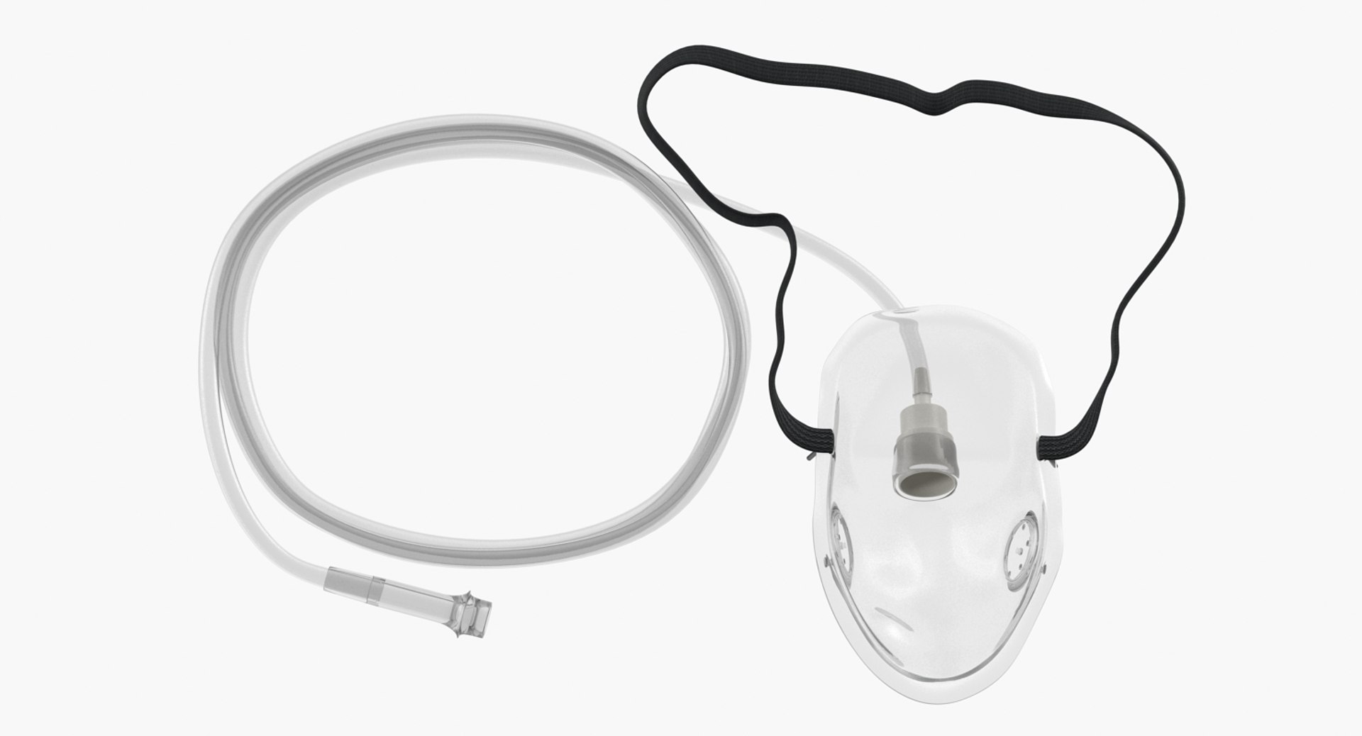 Medical Oxygen Mask Flexible 3D Model - TurboSquid 1287789