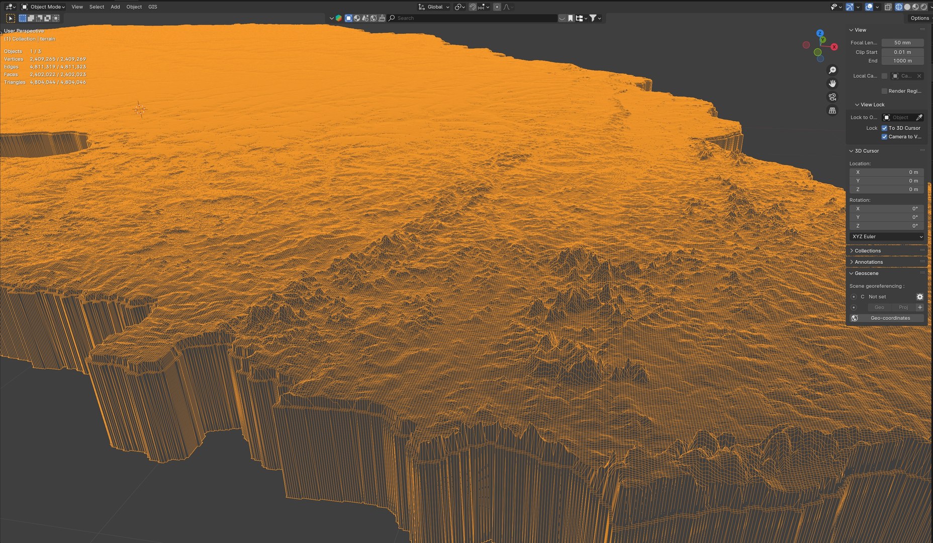 3D Senegal Terrain Map - TurboSquid 2336714