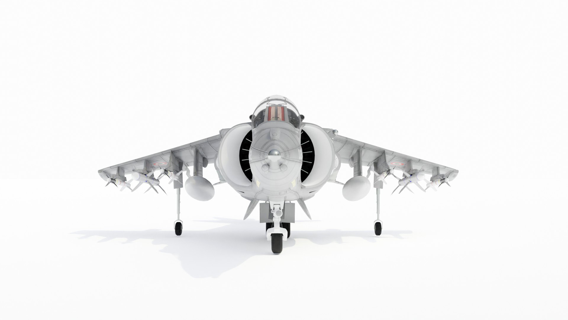 3d Av-8 Harrier Ii Model