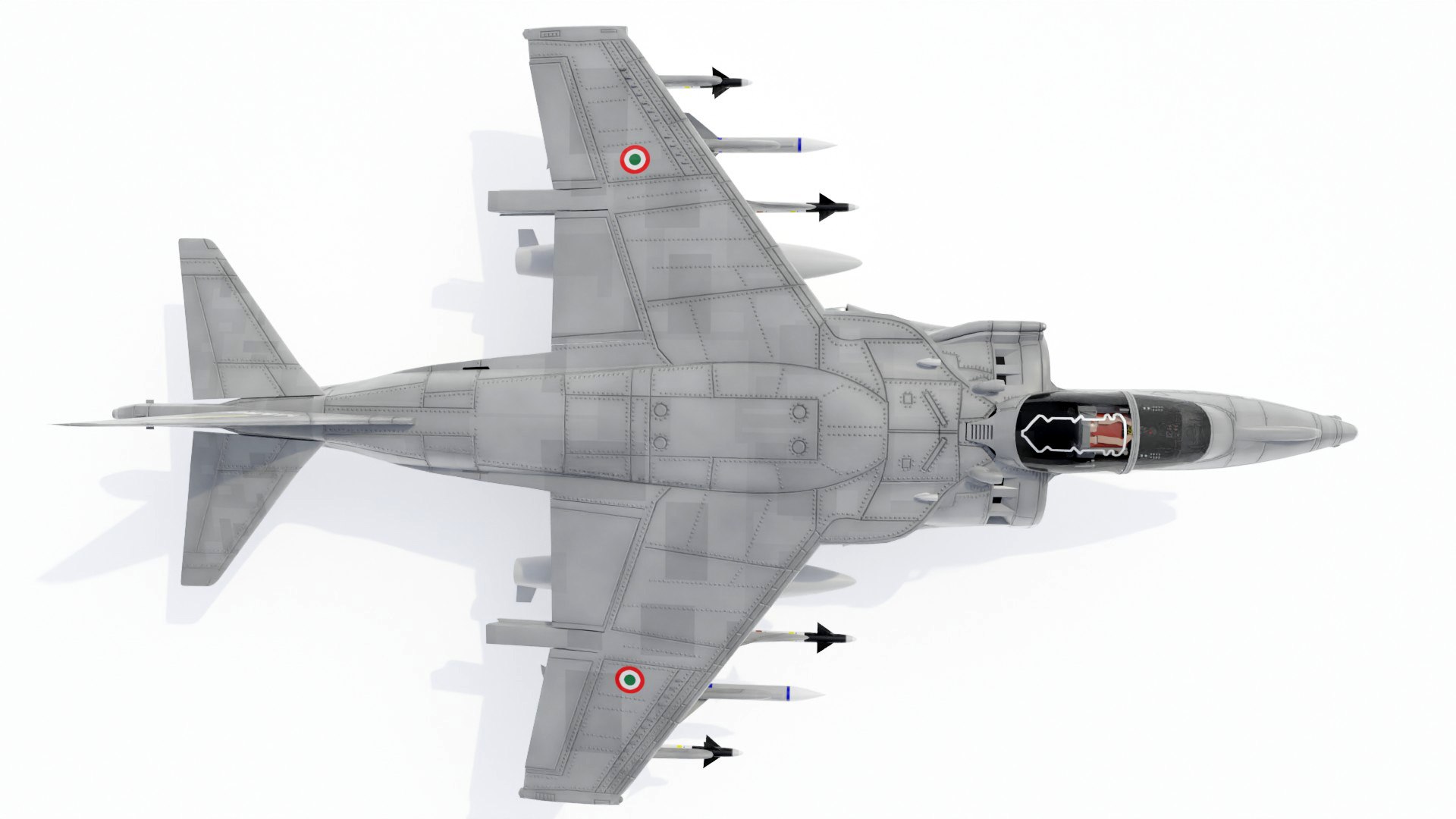 3d Av-8 Harrier Ii Model