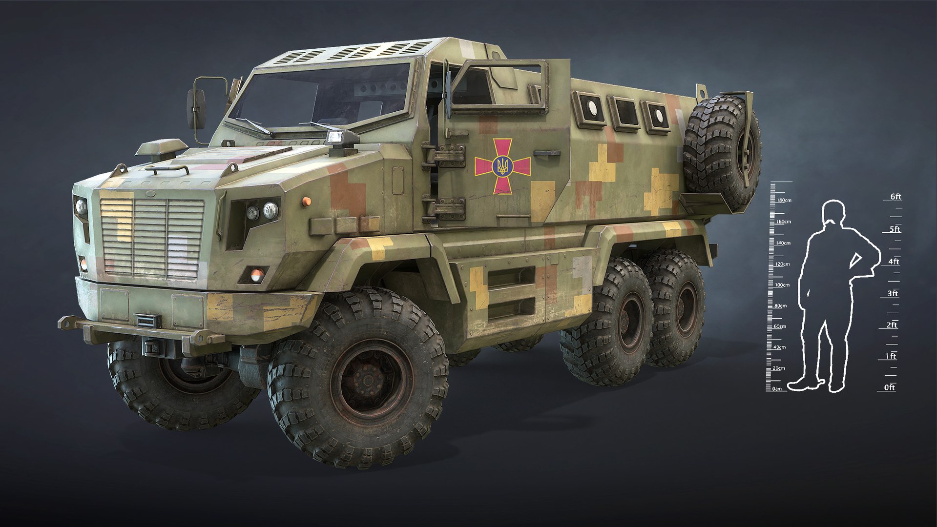 3D Ukrainian Armored Vehicles Set - TurboSquid 1954465
