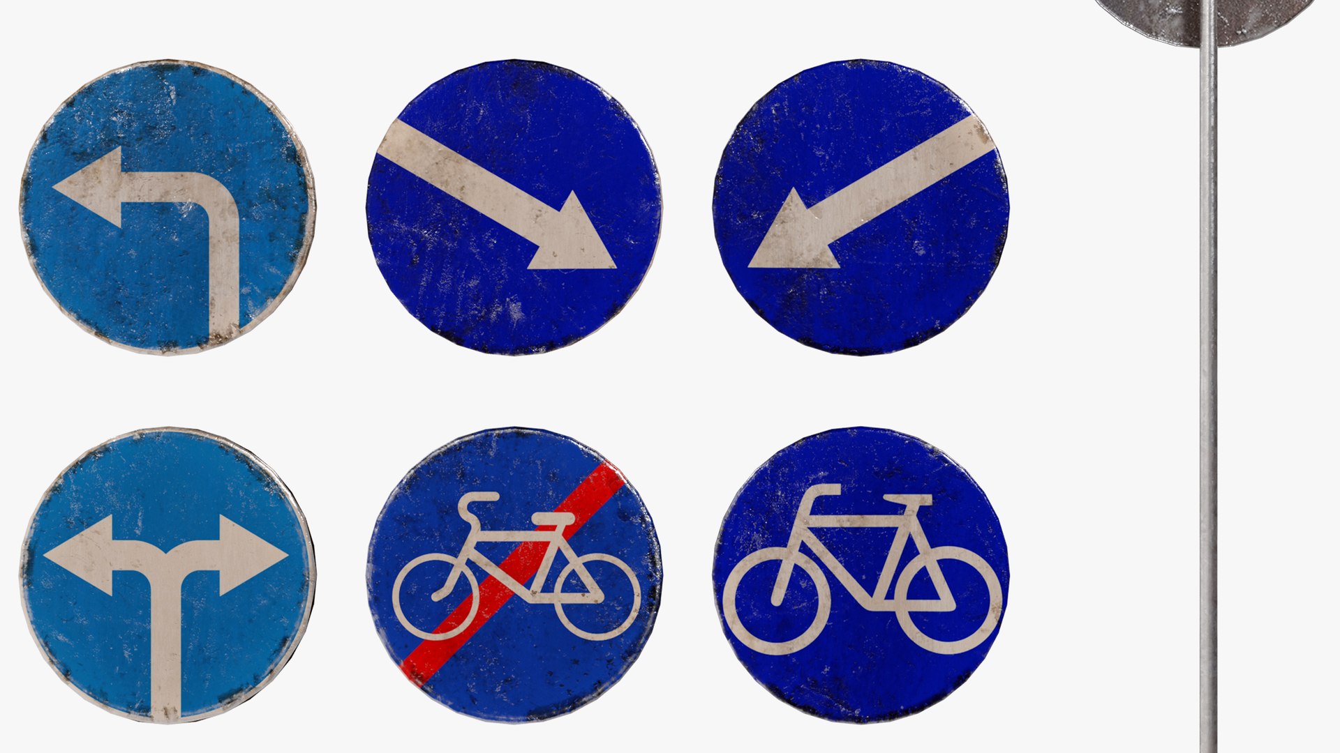 Prescriptive Road Signs 3D Model - TurboSquid 2005968