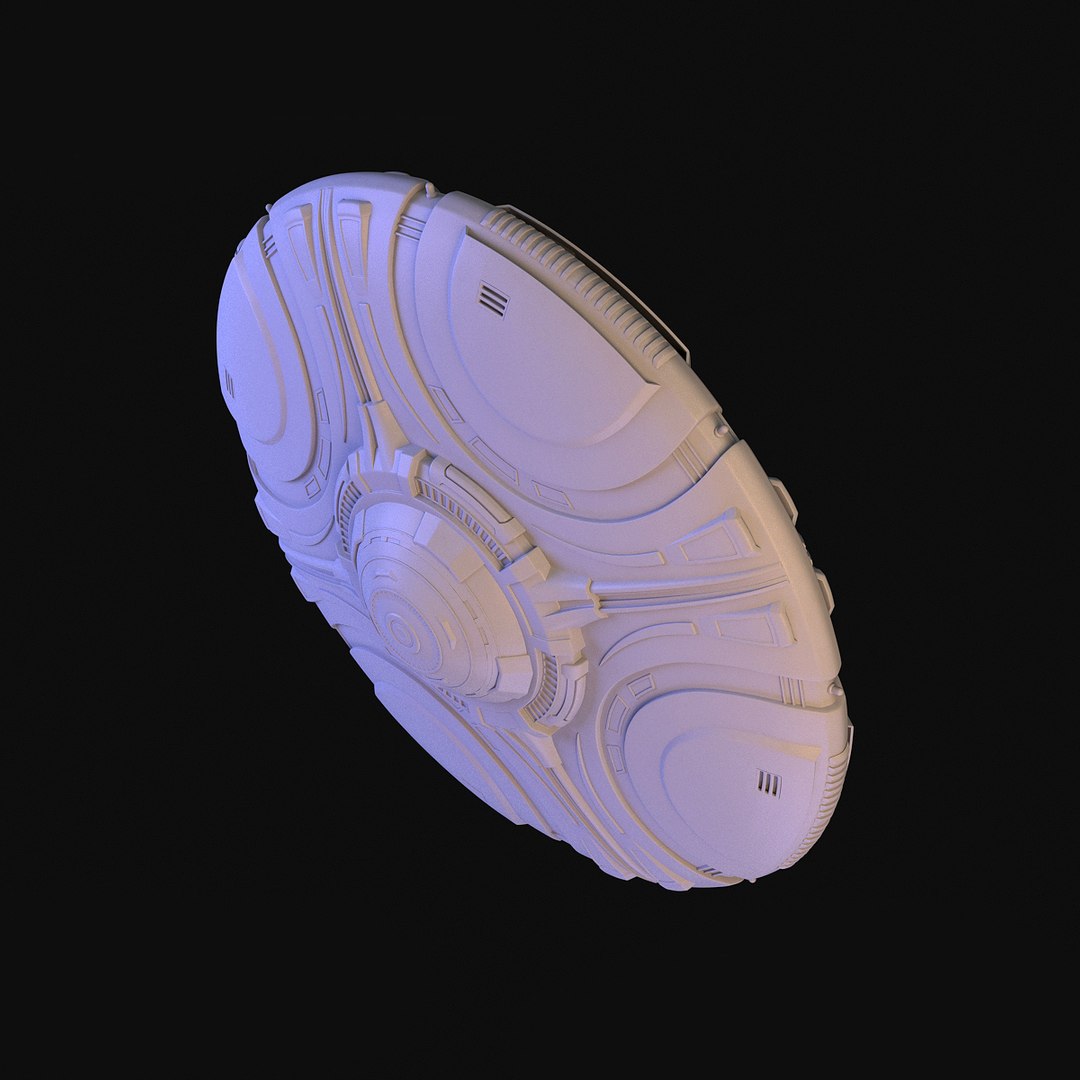 3D Alien Sci-fi Ufo Model - TurboSquid 1357085