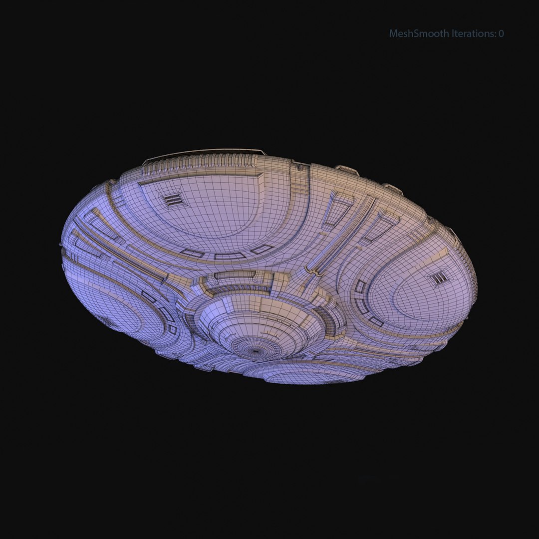 3D Alien Sci-fi Ufo Model - TurboSquid 1357085