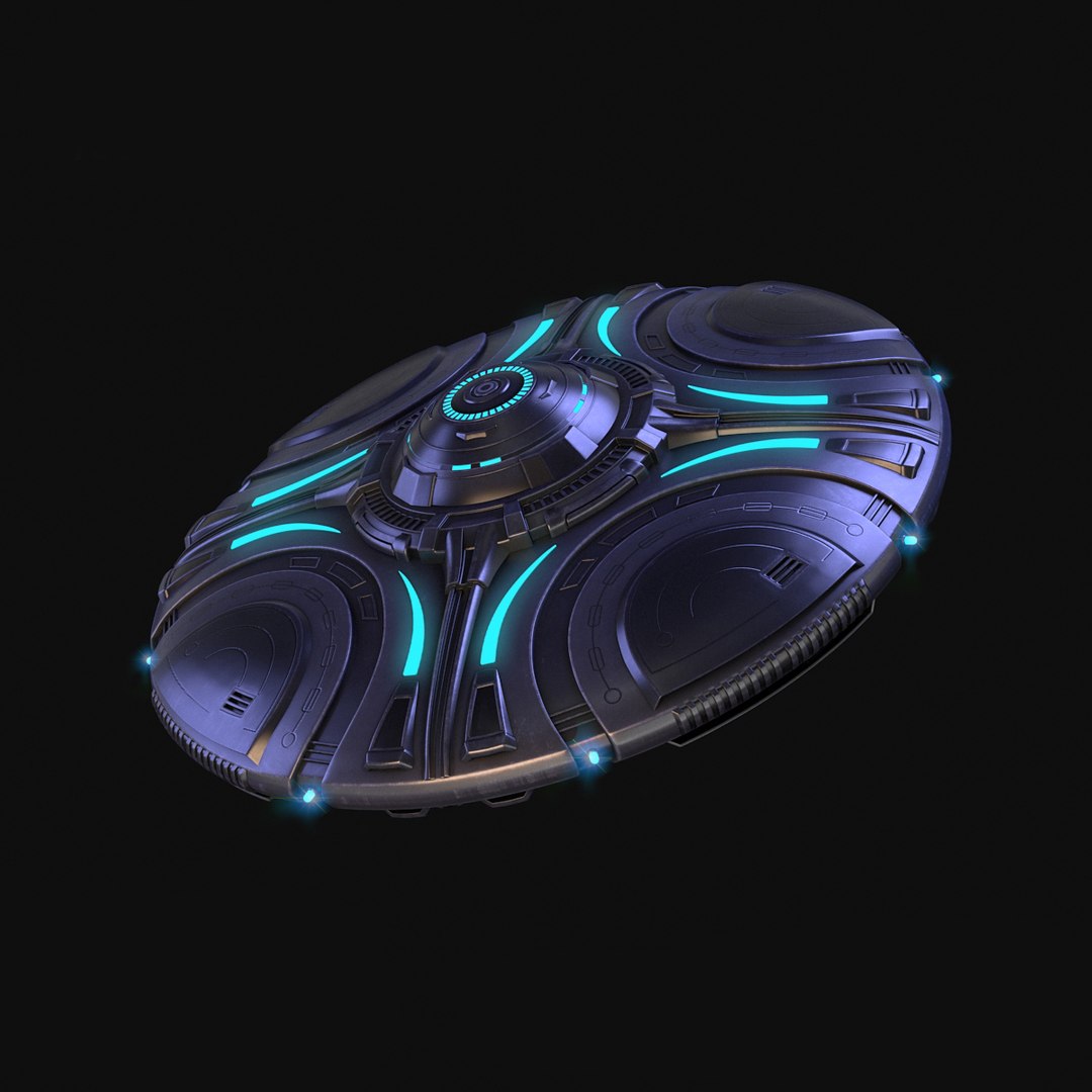 3D Alien Sci-fi Ufo Model - TurboSquid 1357085