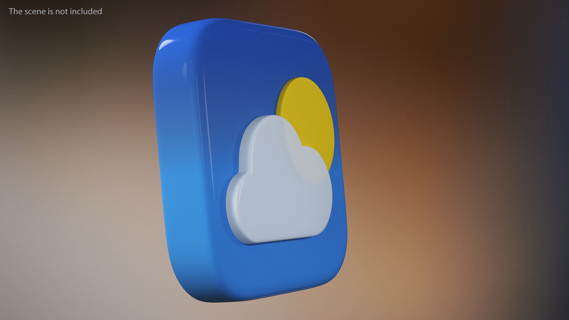 3D IPhone IOS Weather Icon - TurboSquid 2222892