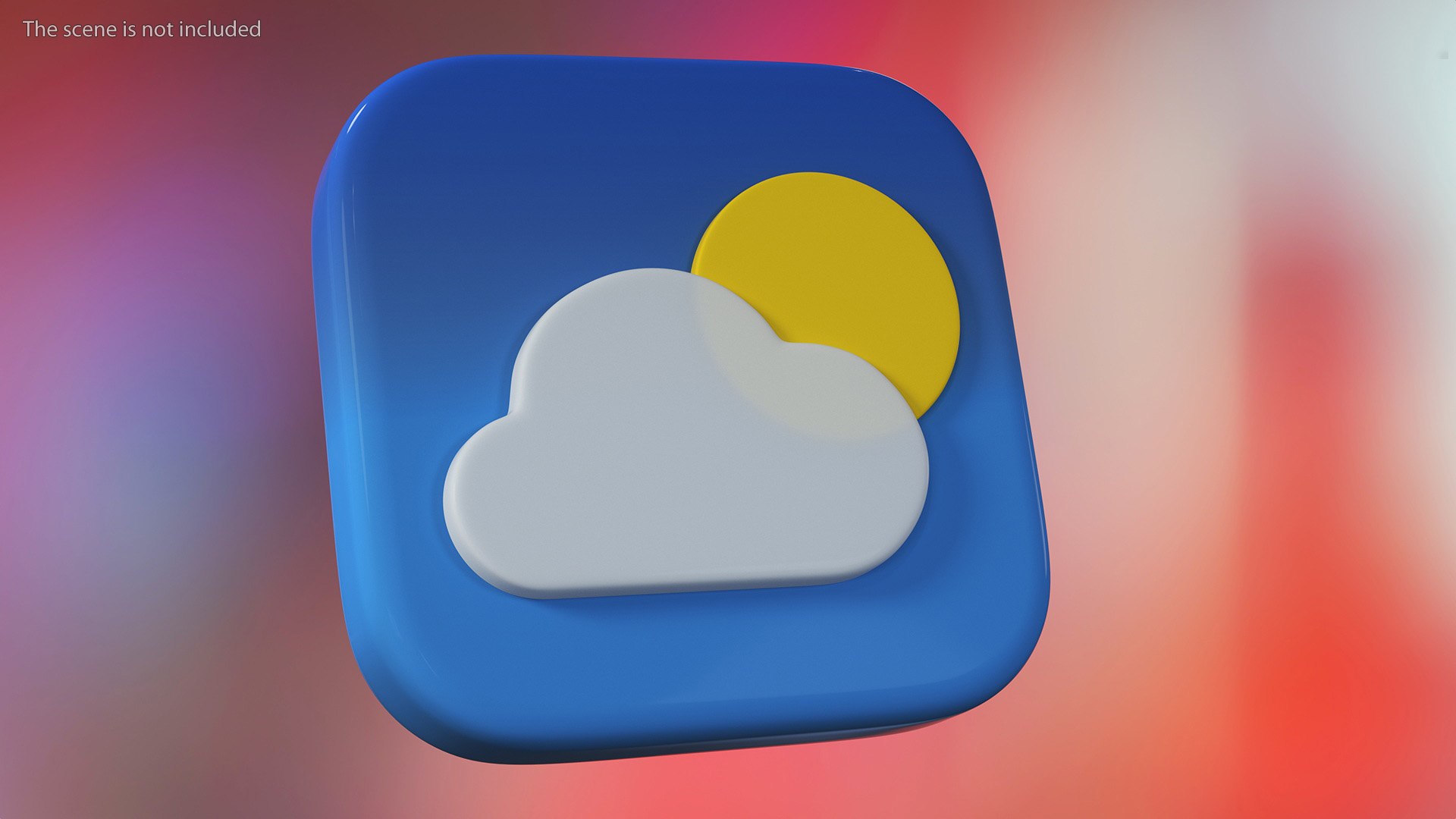 3D IPhone IOS Weather Icon - TurboSquid 2222892