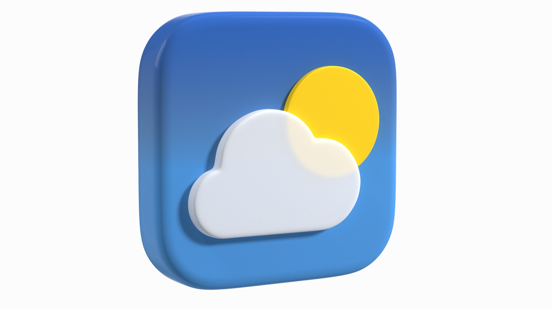 3D IPhone IOS Weather Icon - TurboSquid 2222892