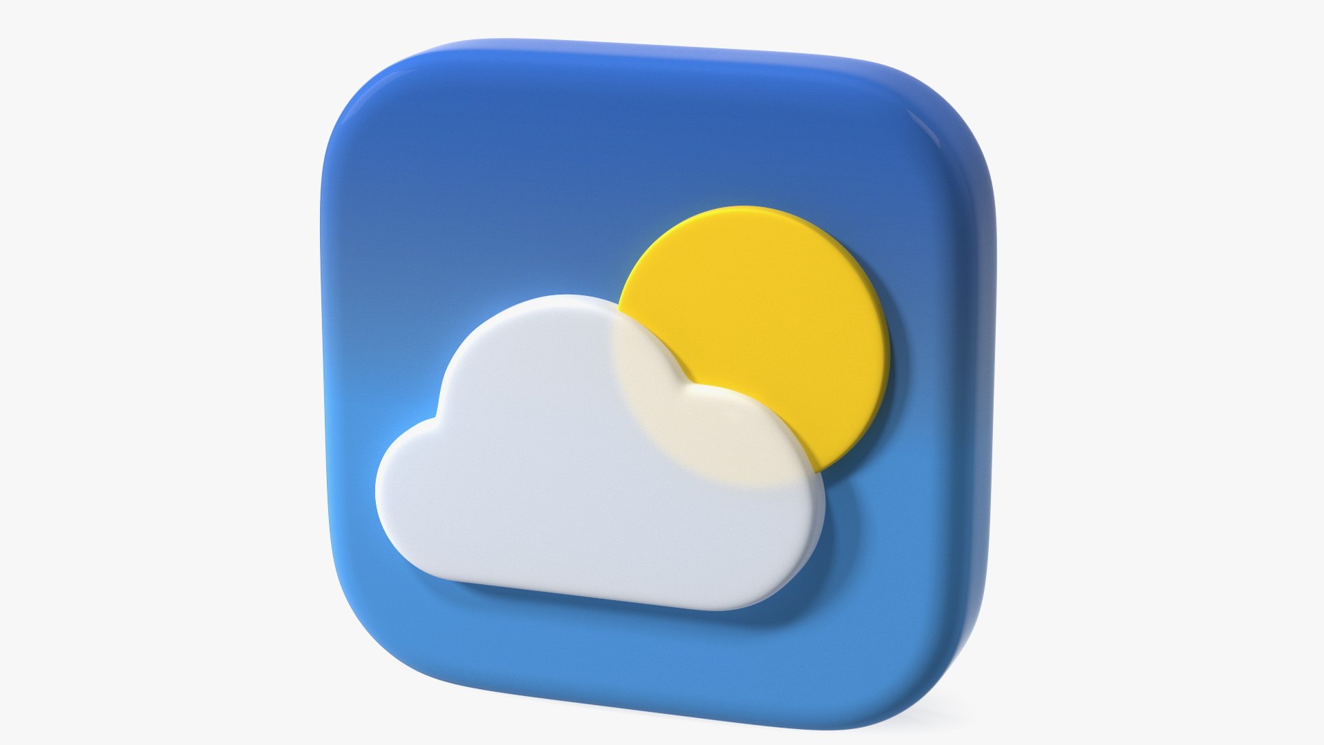 3D IPhone IOS Weather Icon - TurboSquid 2222892