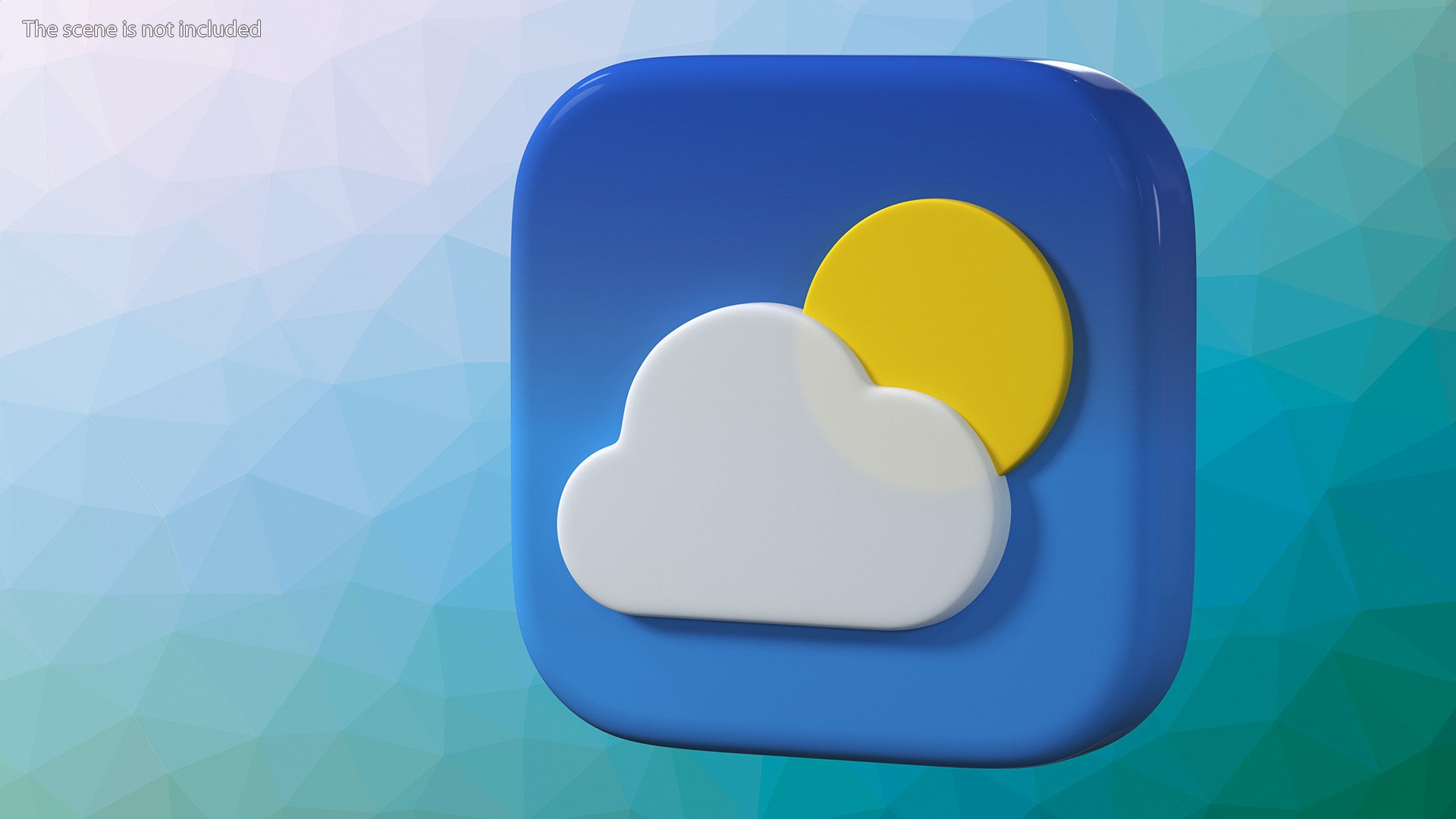 3D IPhone IOS Weather Icon - TurboSquid 2222892