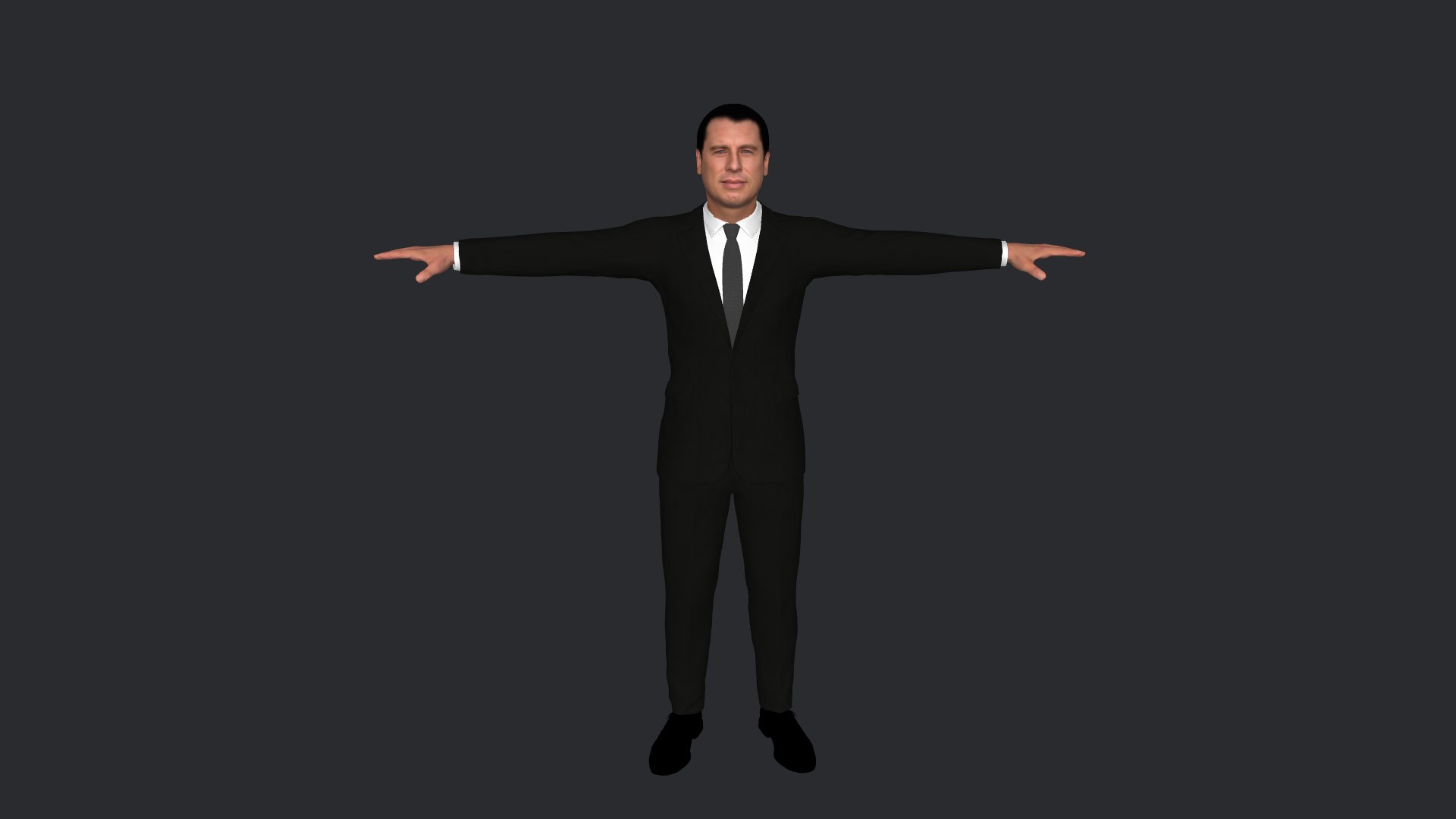 John Travolta Hyper Realistic Full Body Fully Rigged 3D Character 3D ...