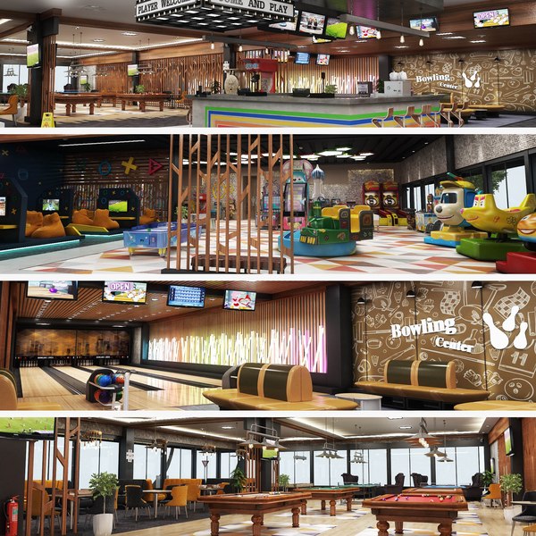 3D big center interior design - TurboSquid 1506892