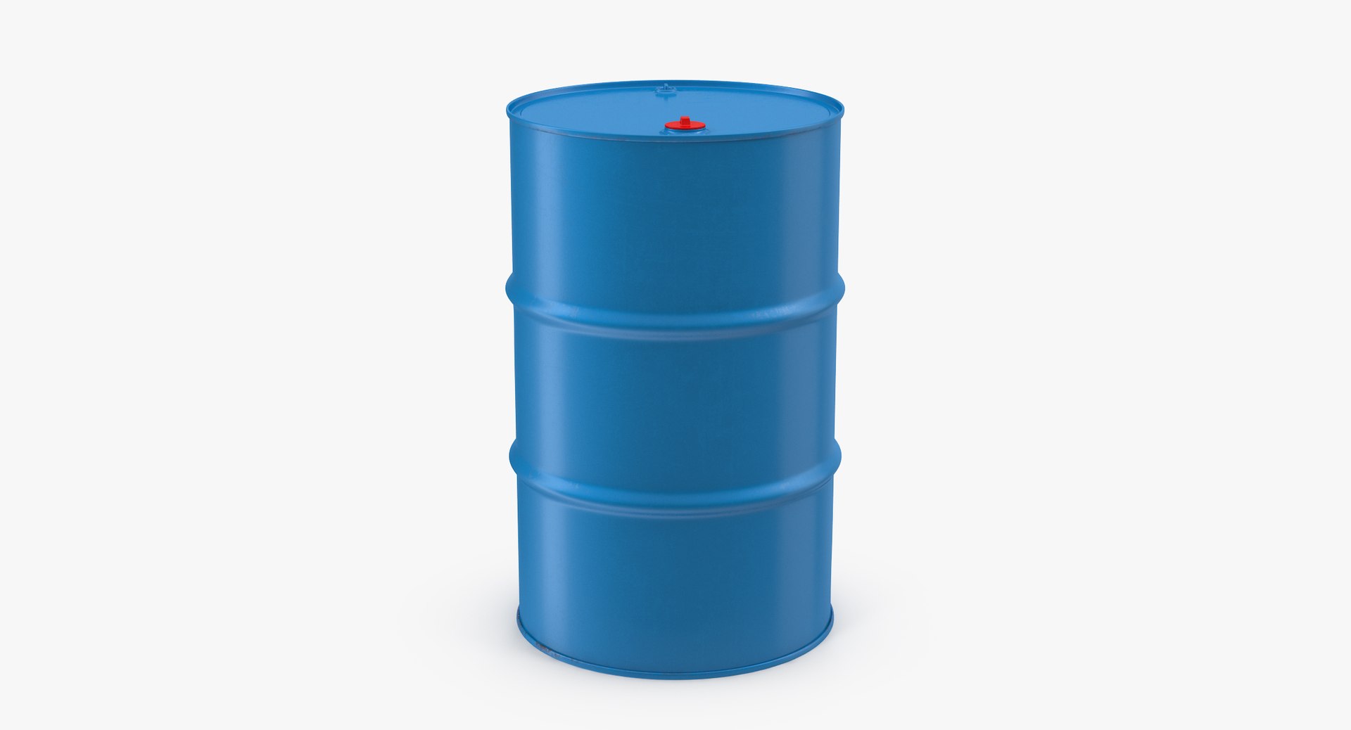 3d model steel oil drum