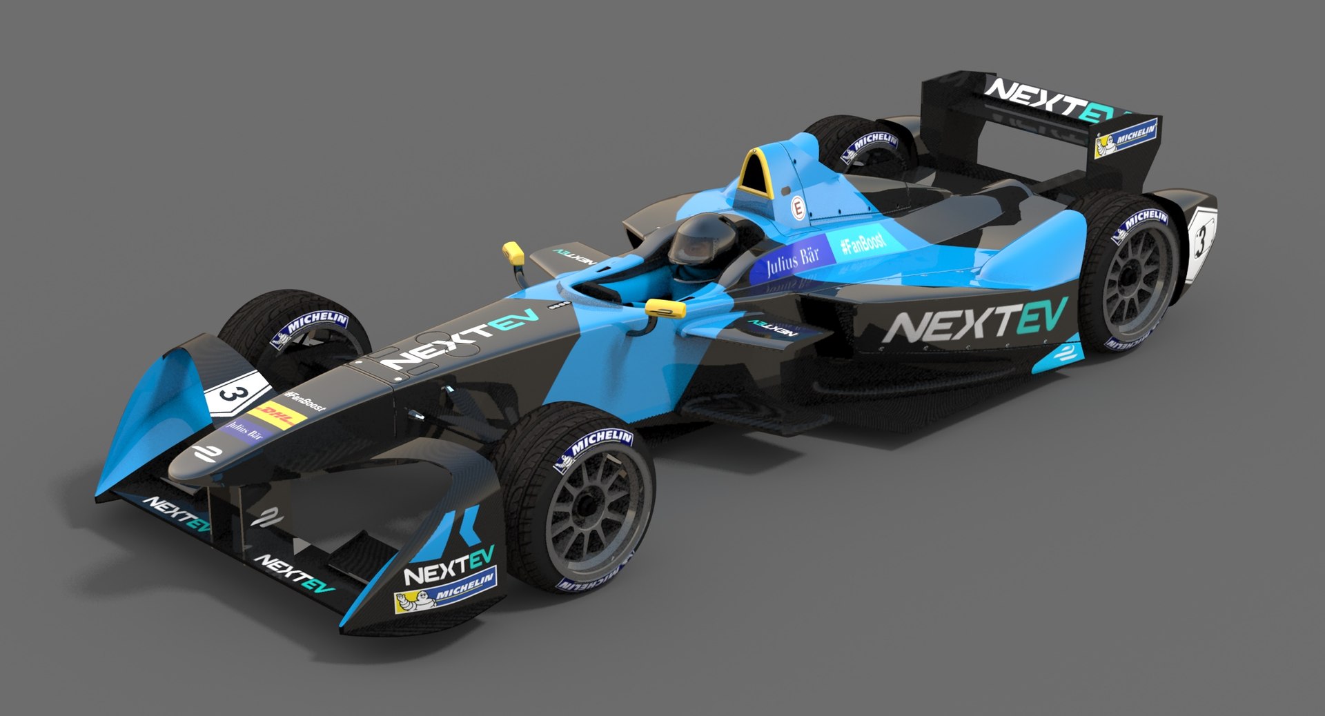 3d nextev nio formula e model