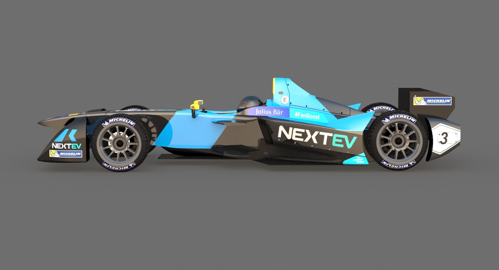 3d nextev nio formula e model