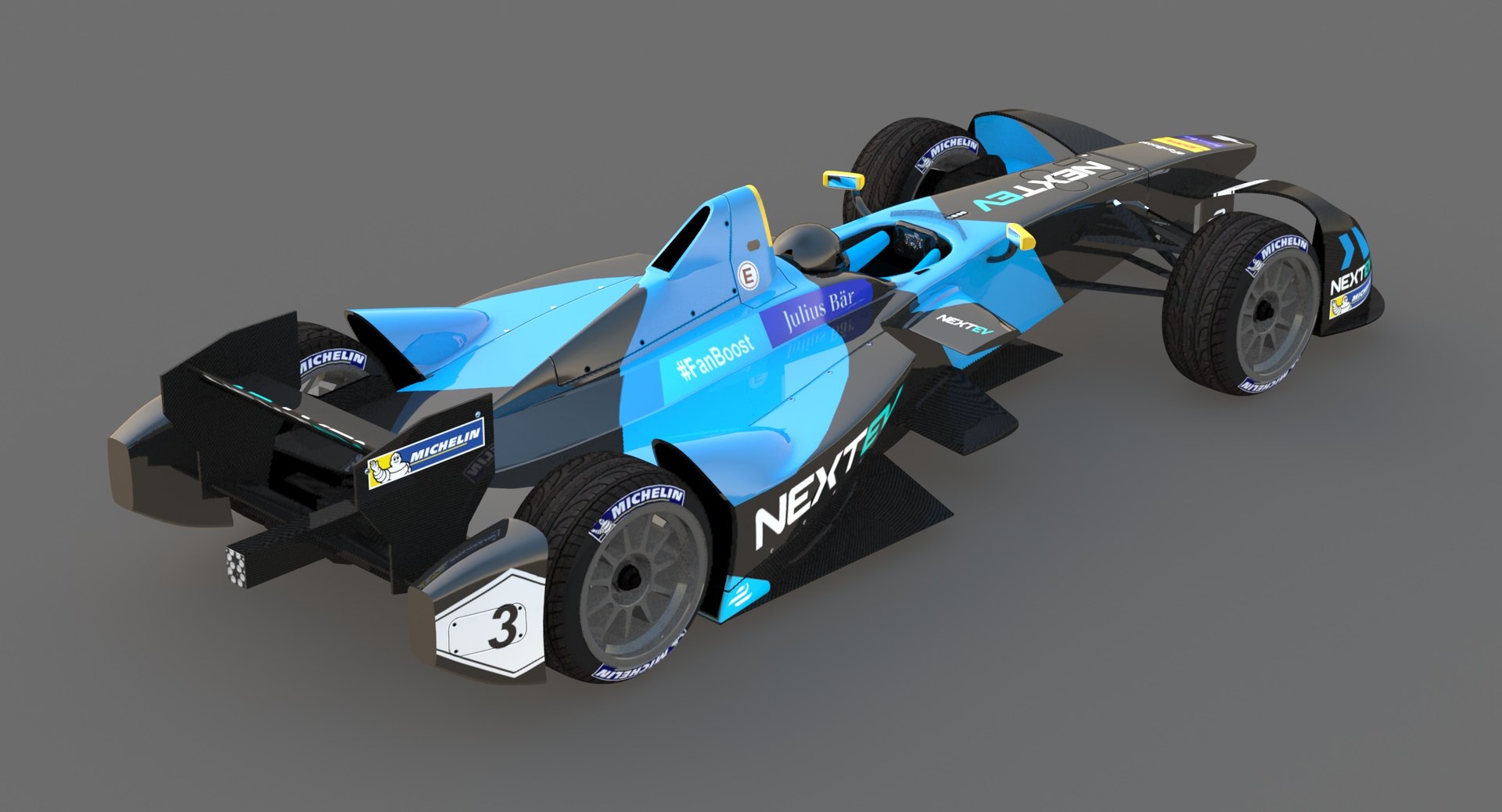 3d nextev nio formula e model
