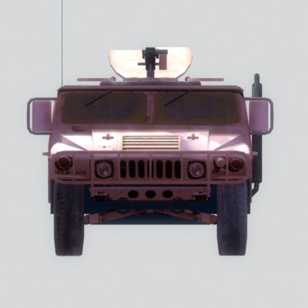 3d multi hmmwv crew model