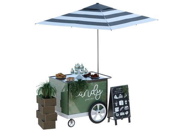 3D BIKE FOOD CAFE 1 model - TurboSquid 1918750
