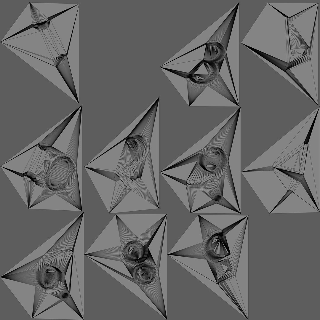3D Role Playing Dice PBR Printable Low-poly 3D Mode Model - TurboSquid ...
