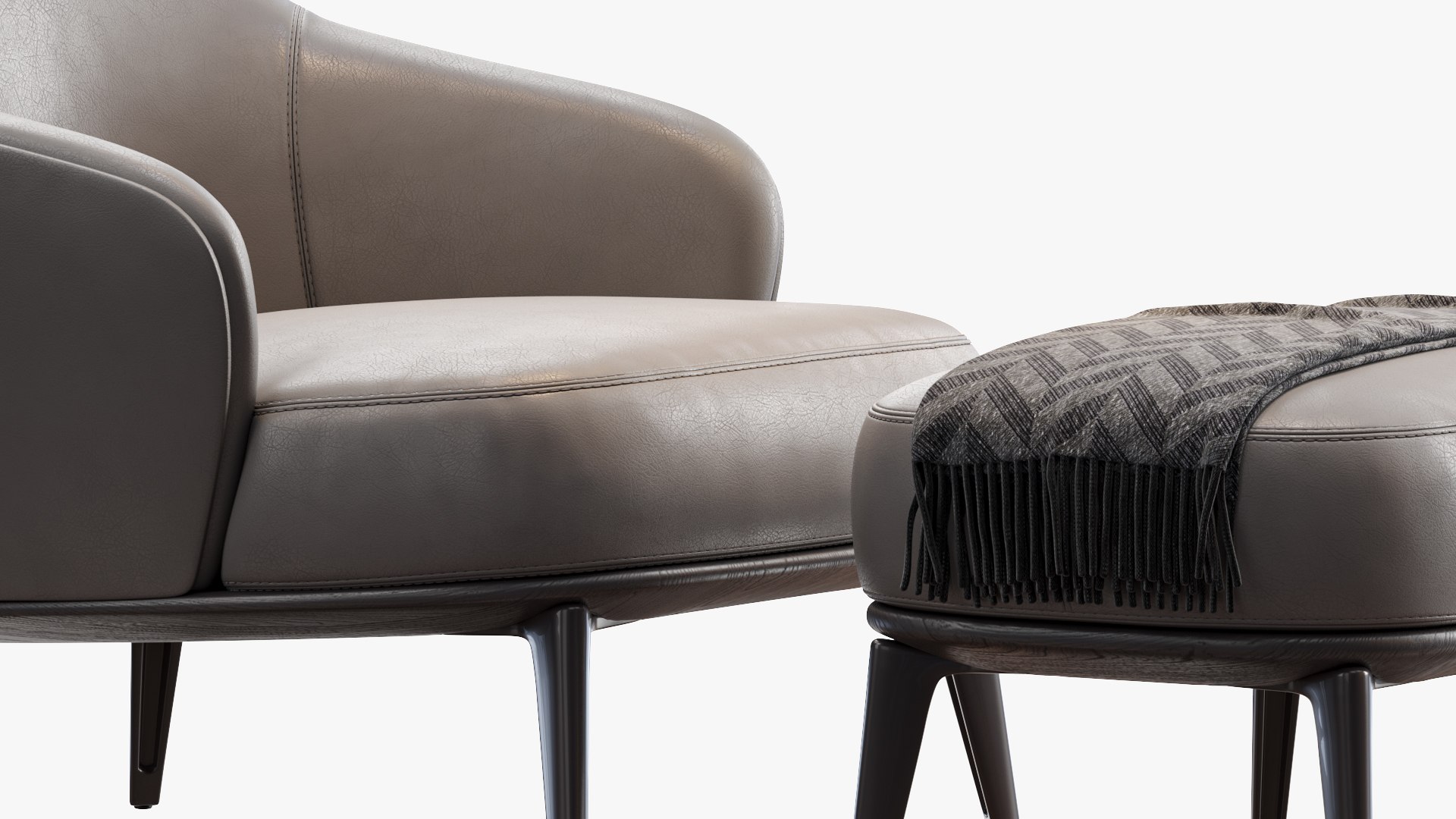 3D LESLIE Armchair By MINOTTI Model - TurboSquid 2007617