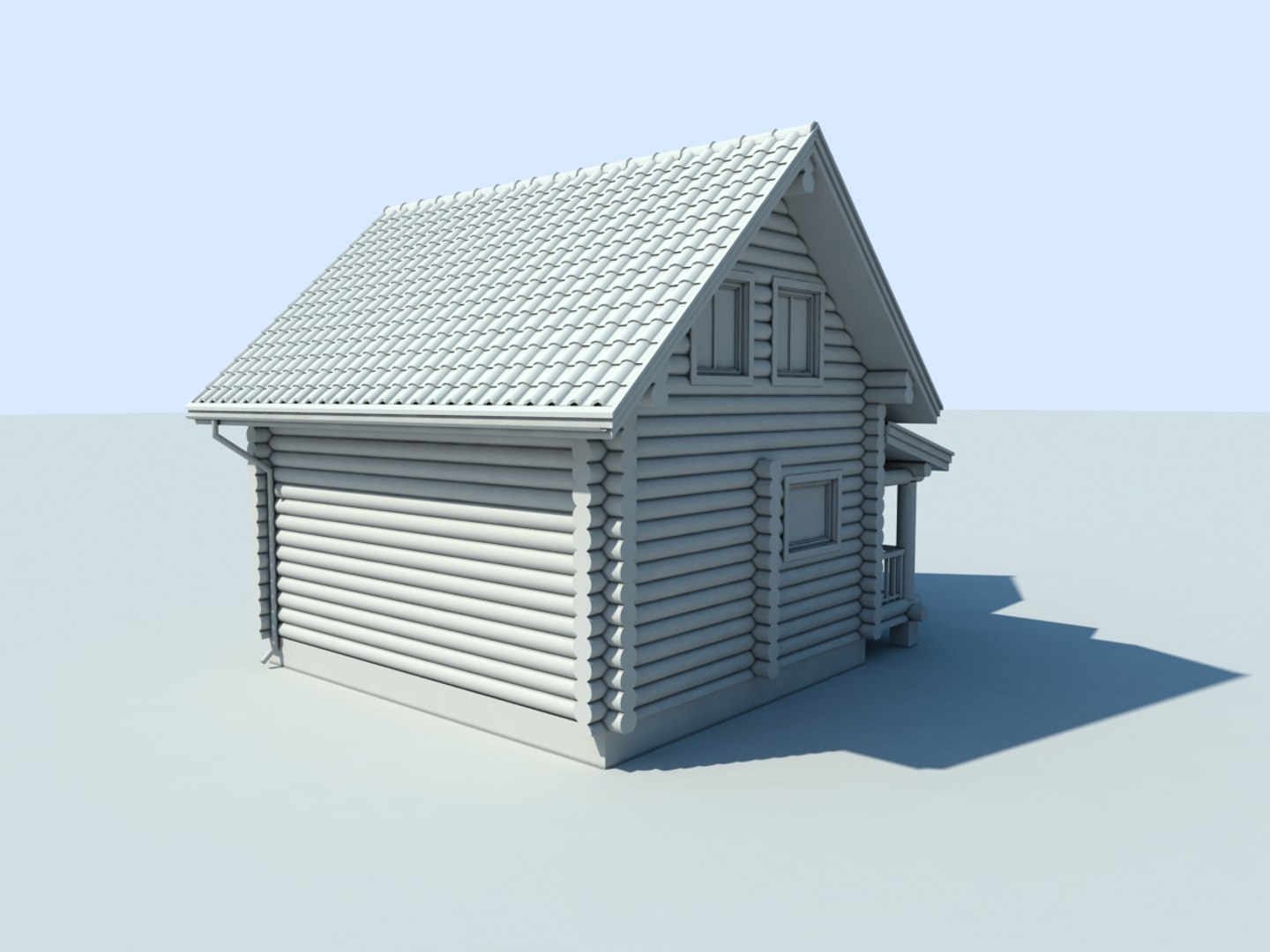 3d Cottage Model