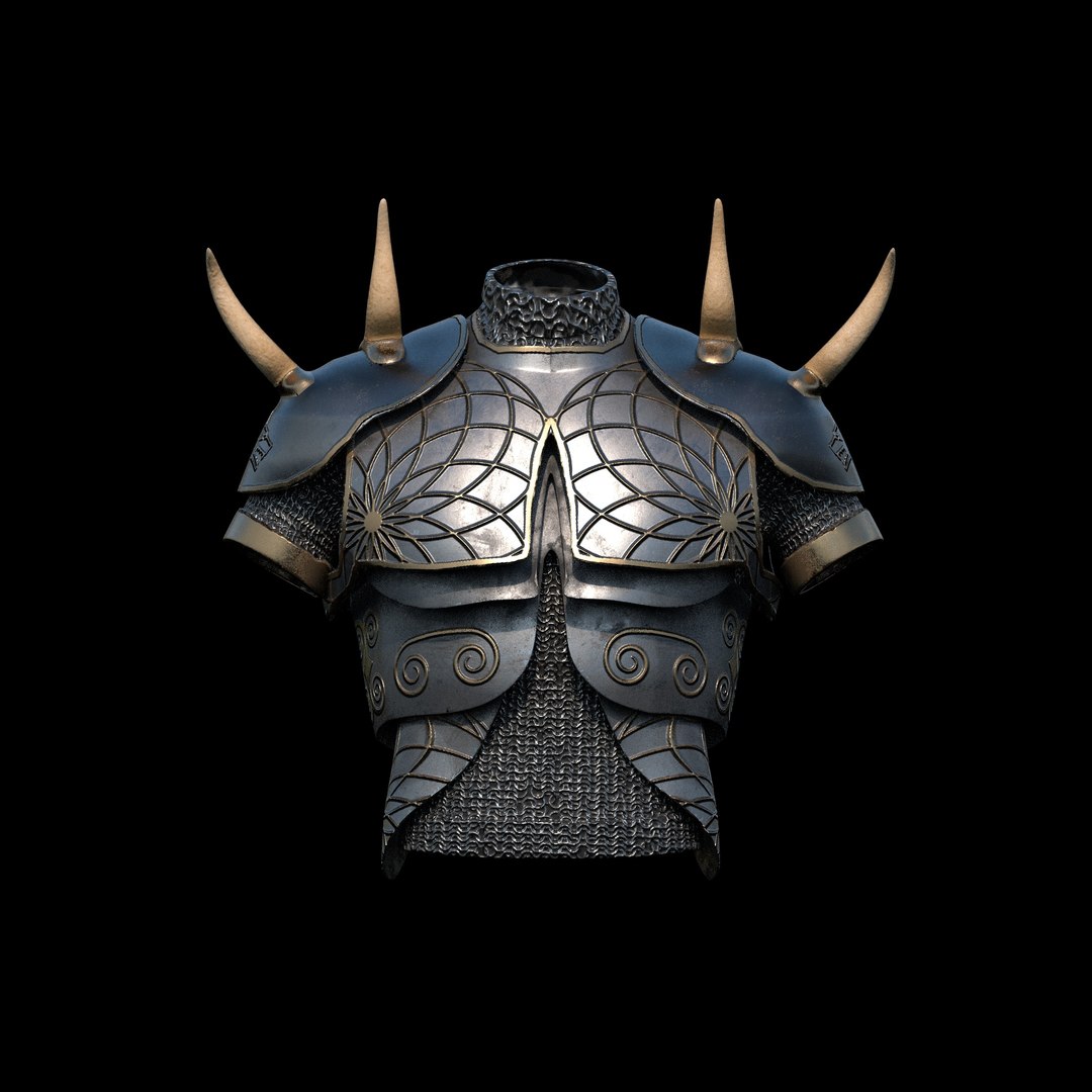 3D Armor Horned - Model - TurboSquid 1691804