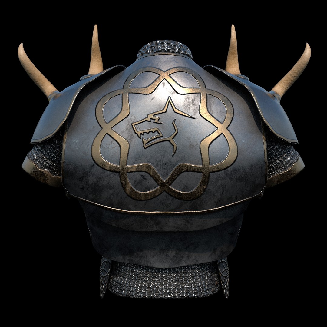 3D Armor Horned - Model - TurboSquid 1691804