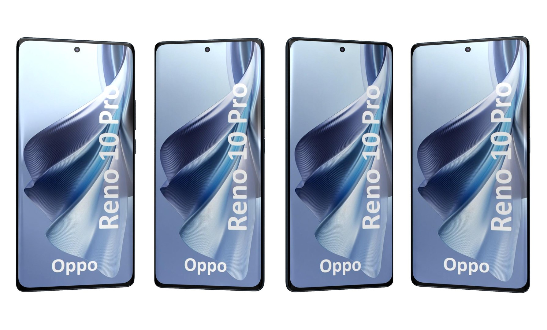 3D OPPO Reno 10 Pro Blue - TurboSquid 2085501