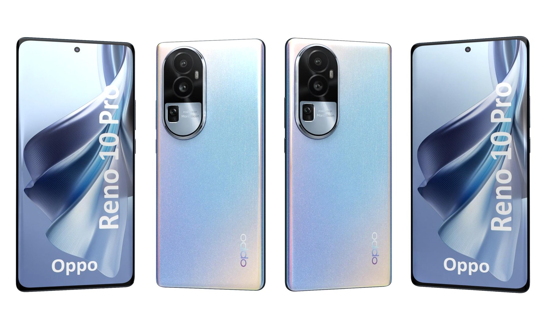 3D OPPO Reno 10 Pro Blue - TurboSquid 2085501