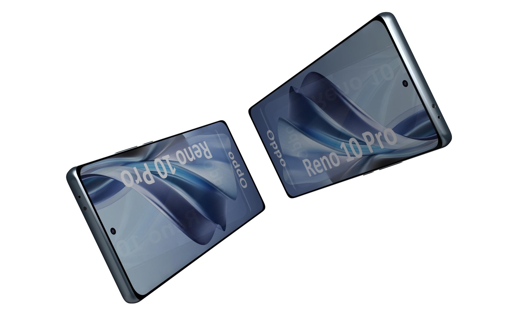 3D OPPO Reno 10 Pro Blue - TurboSquid 2085501