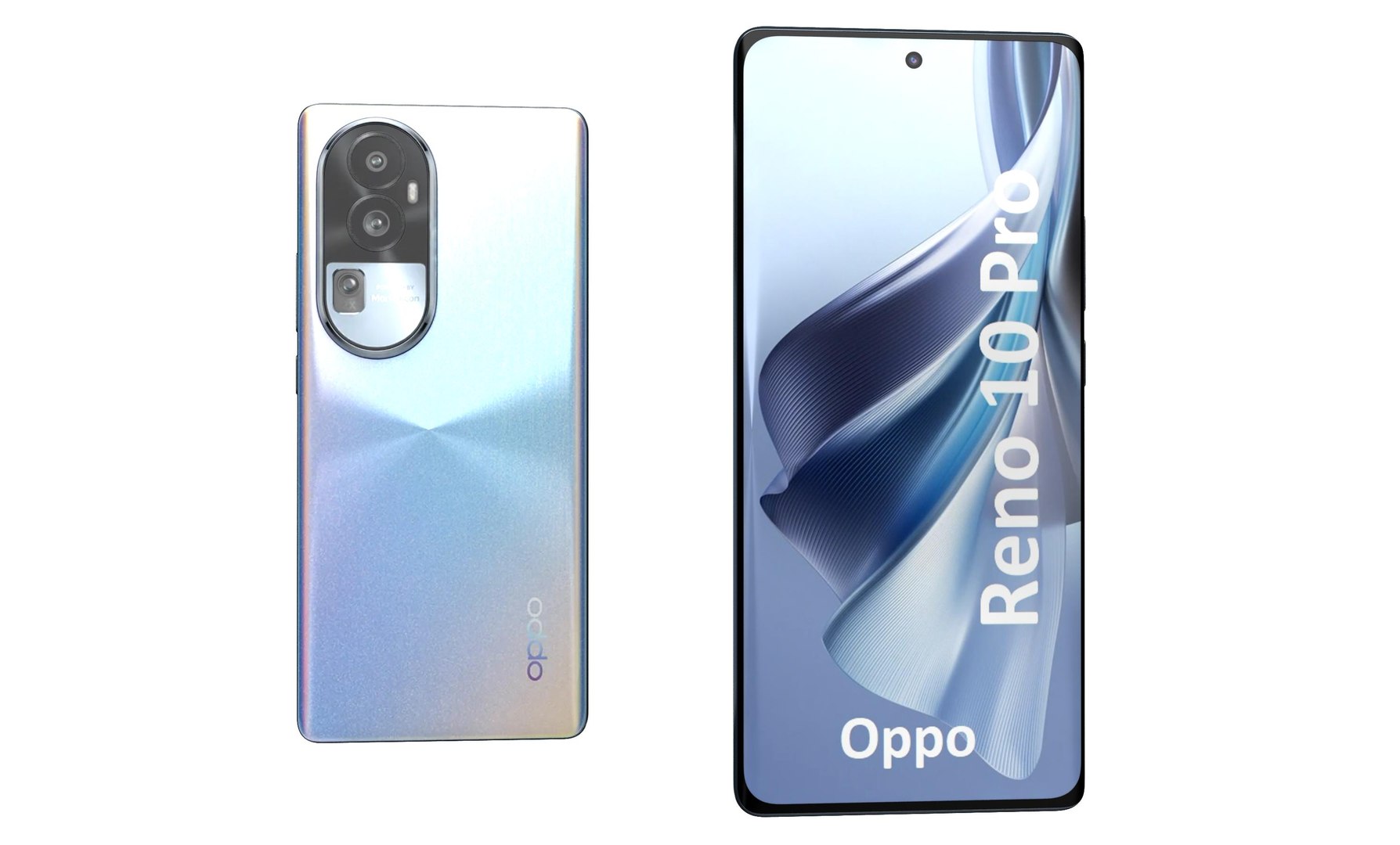 3D OPPO Reno 10 Pro Blue - TurboSquid 2085501