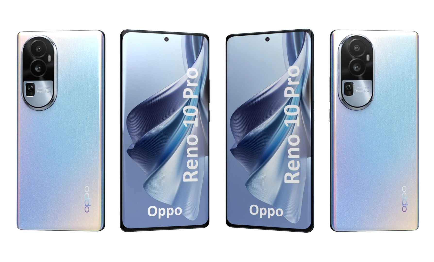 3D OPPO Reno 10 Pro Blue - TurboSquid 2085501
