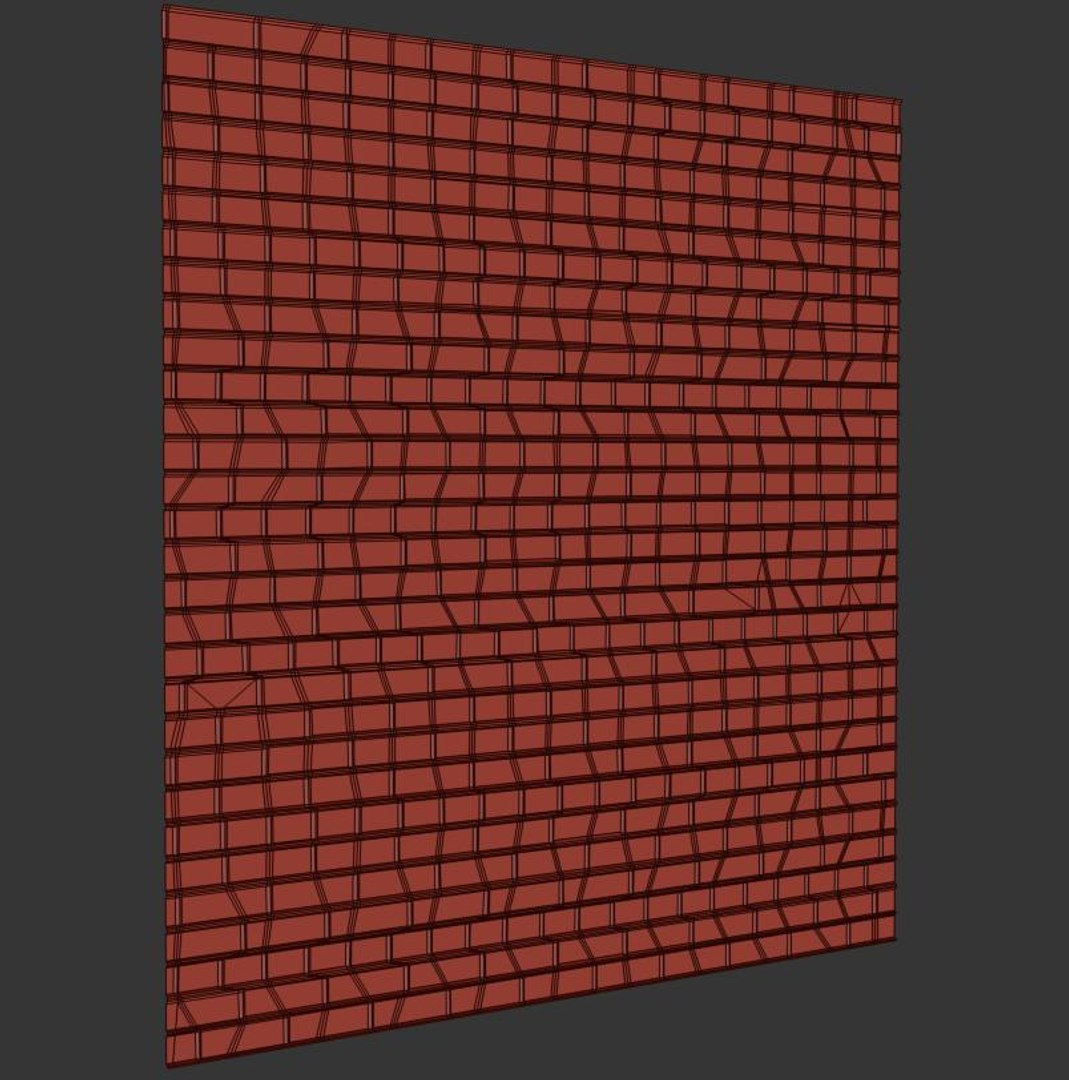 Ultra Realistic Brick Red 3D Model - TurboSquid 1612409