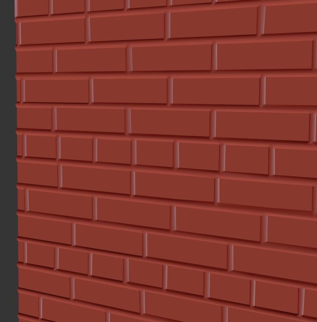 Ultra Realistic Brick Red 3D Model - TurboSquid 1612409
