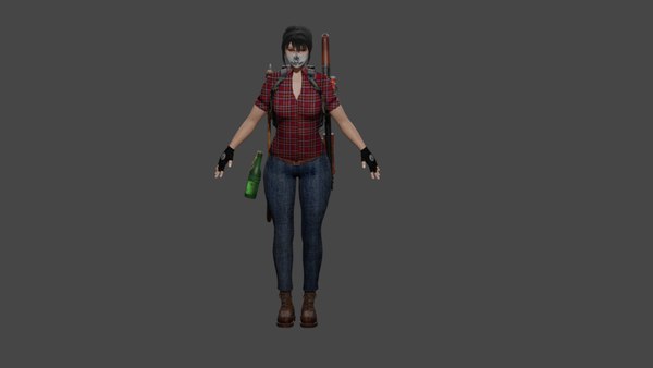 modelo 3d Survival Female Character - TurboSquid 1995543