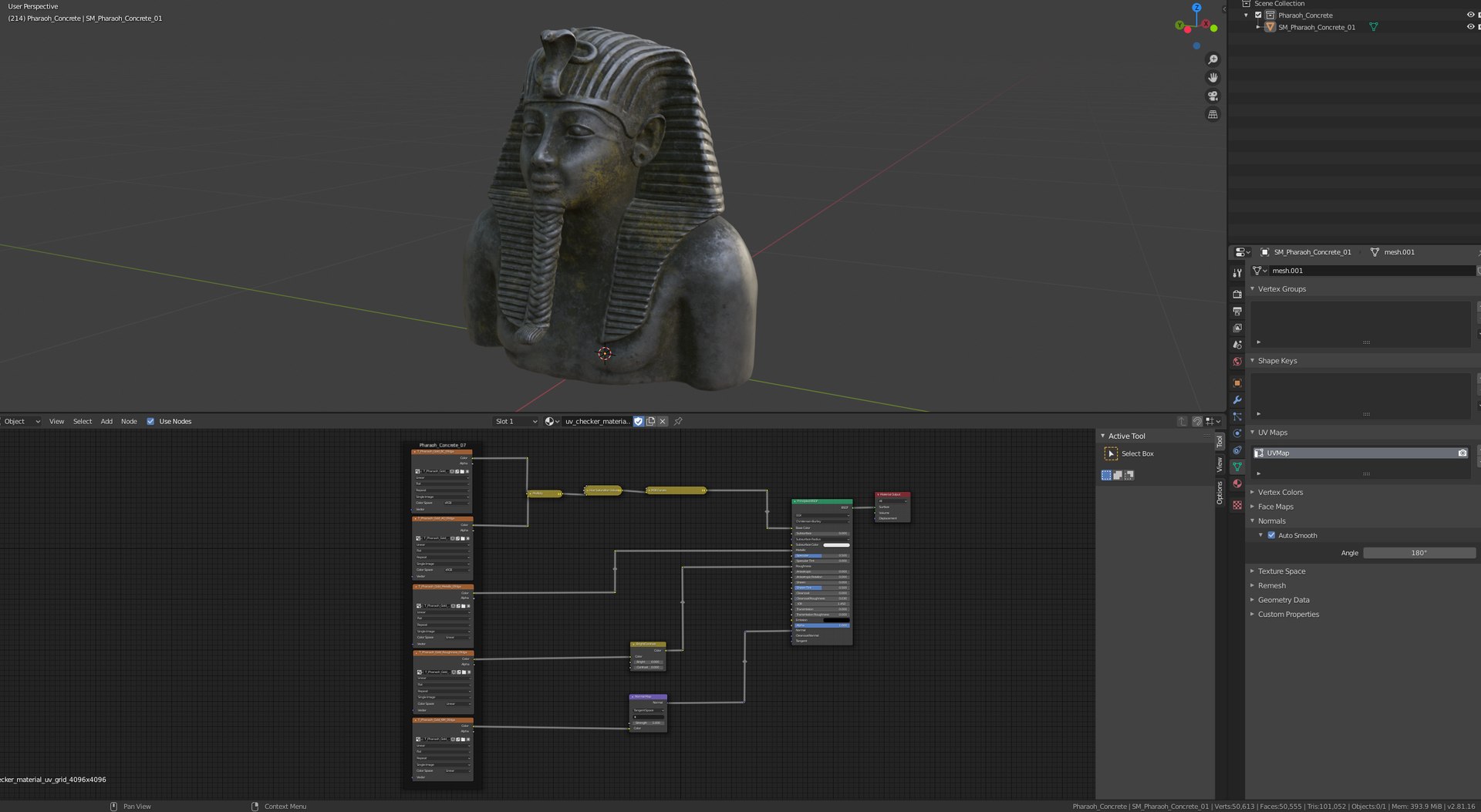 3D Pharaoh 03 - TurboSquid 2013990