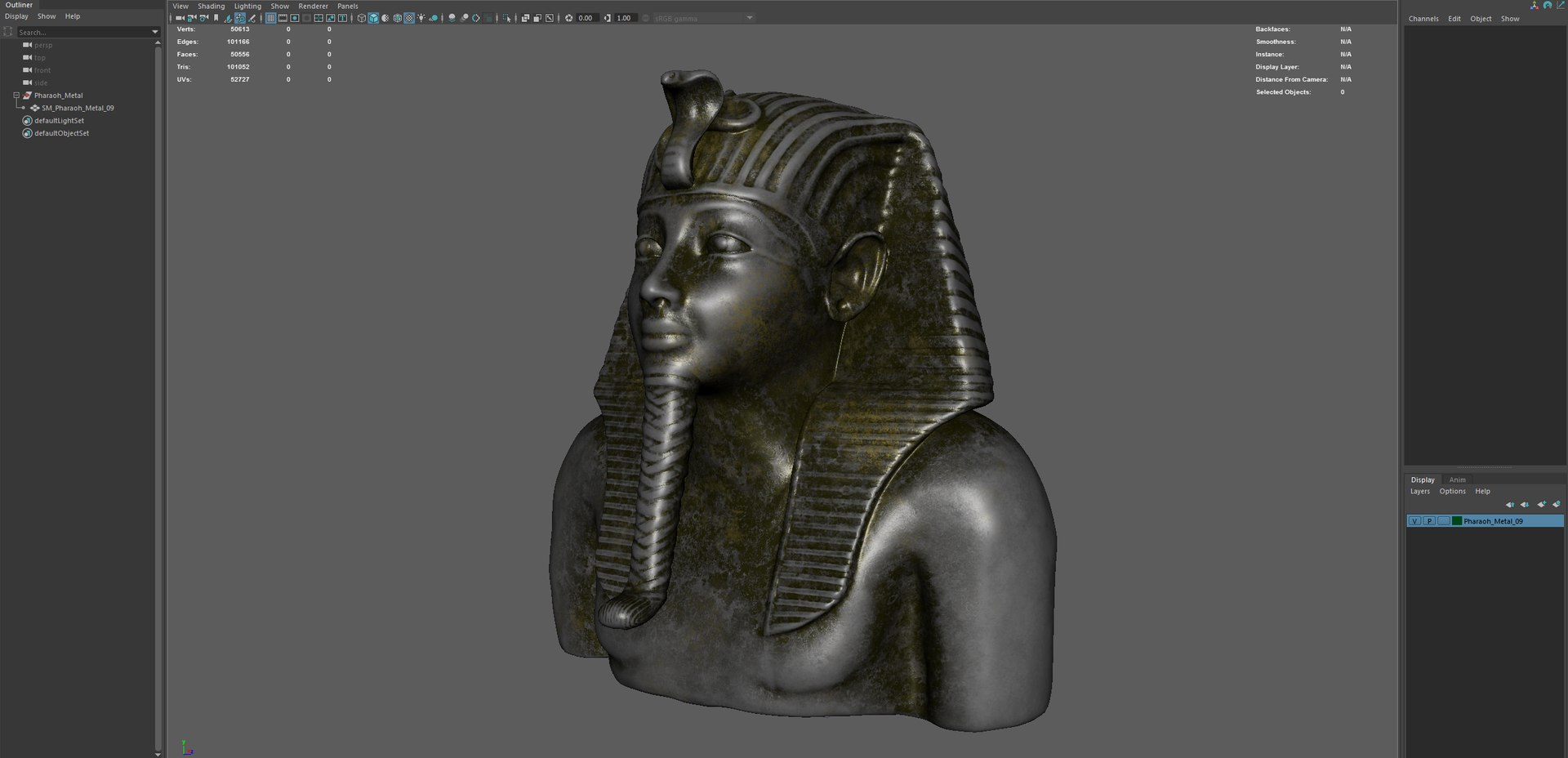 3D Pharaoh 03 - TurboSquid 2013990