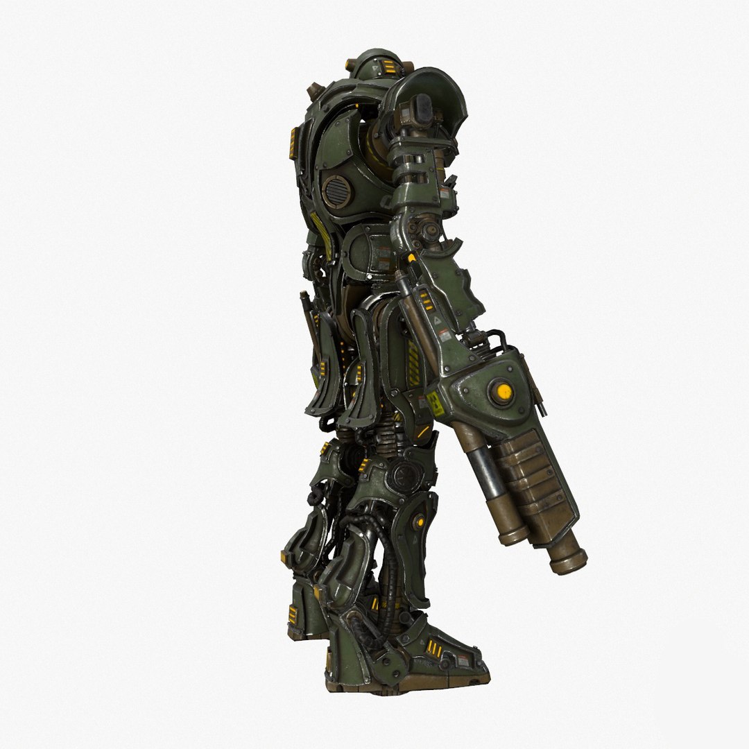 Military Mech 02 3D - TurboSquid 1631971