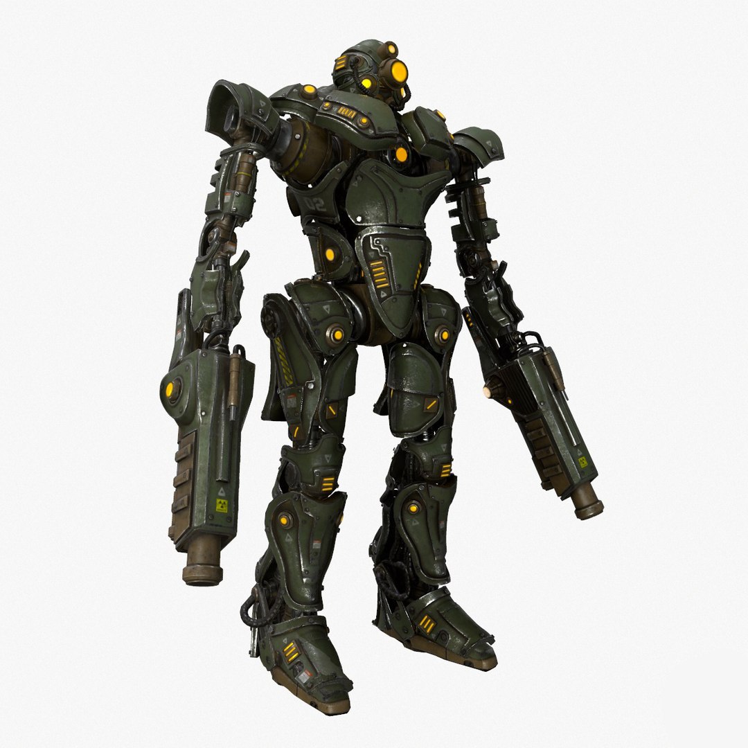 Military Mech 02 3D - TurboSquid 1631971