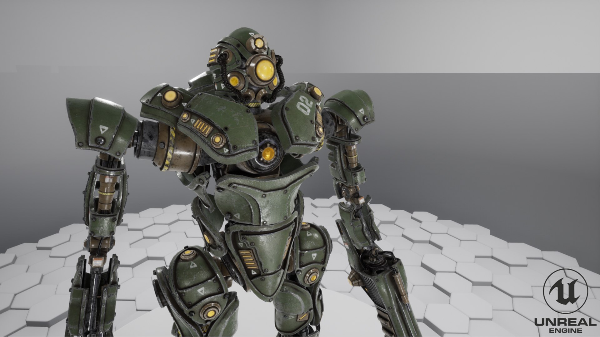 Military mech 02 3D - TurboSquid 1631971