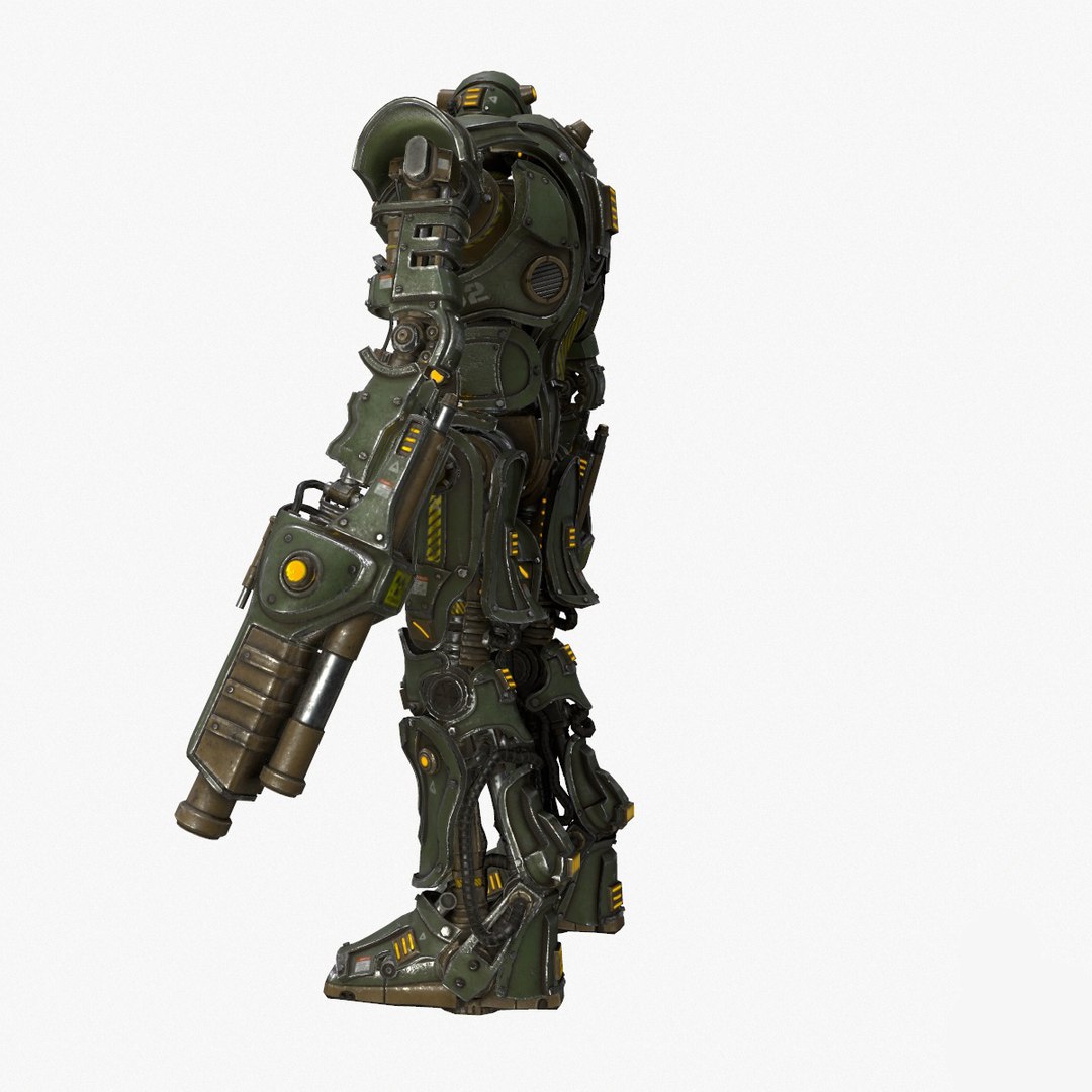 Military Mech 02 3D - TurboSquid 1631971