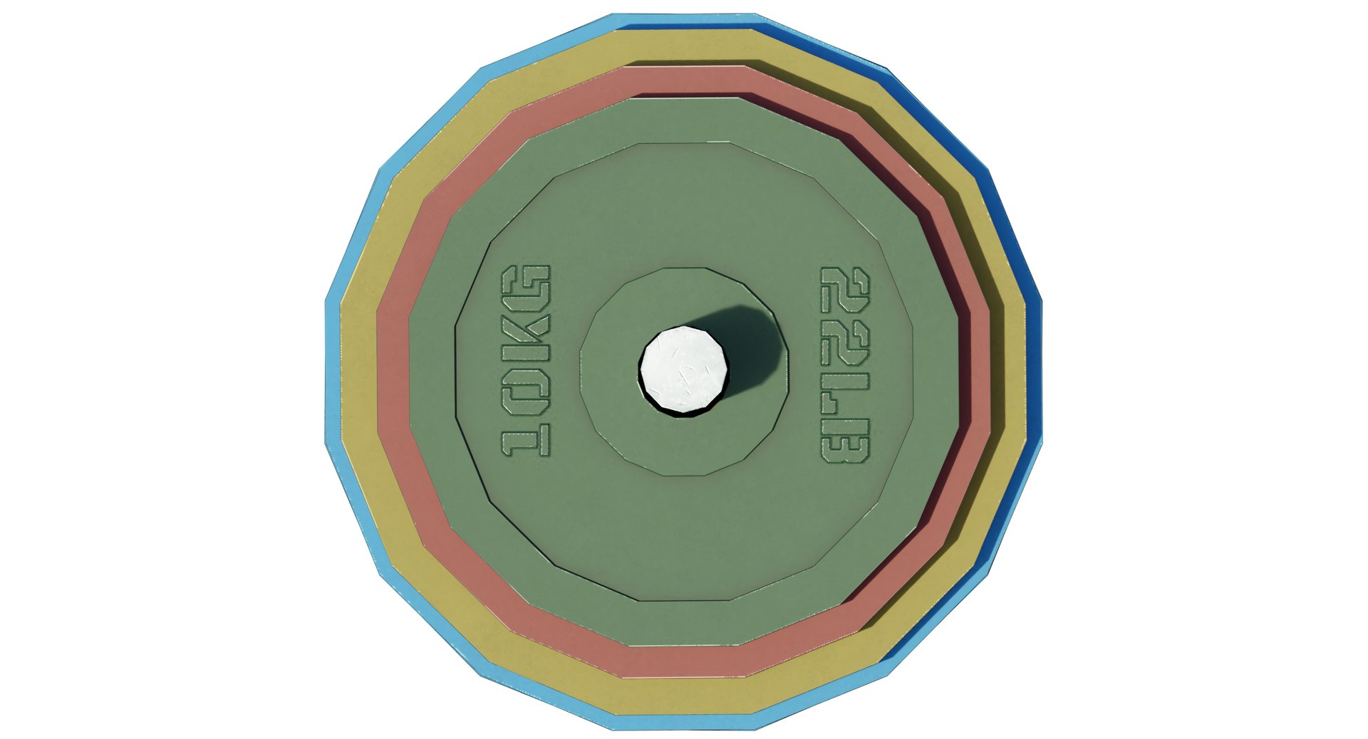 3D Gym Barbell Weight Plates Model - TurboSquid 1306417