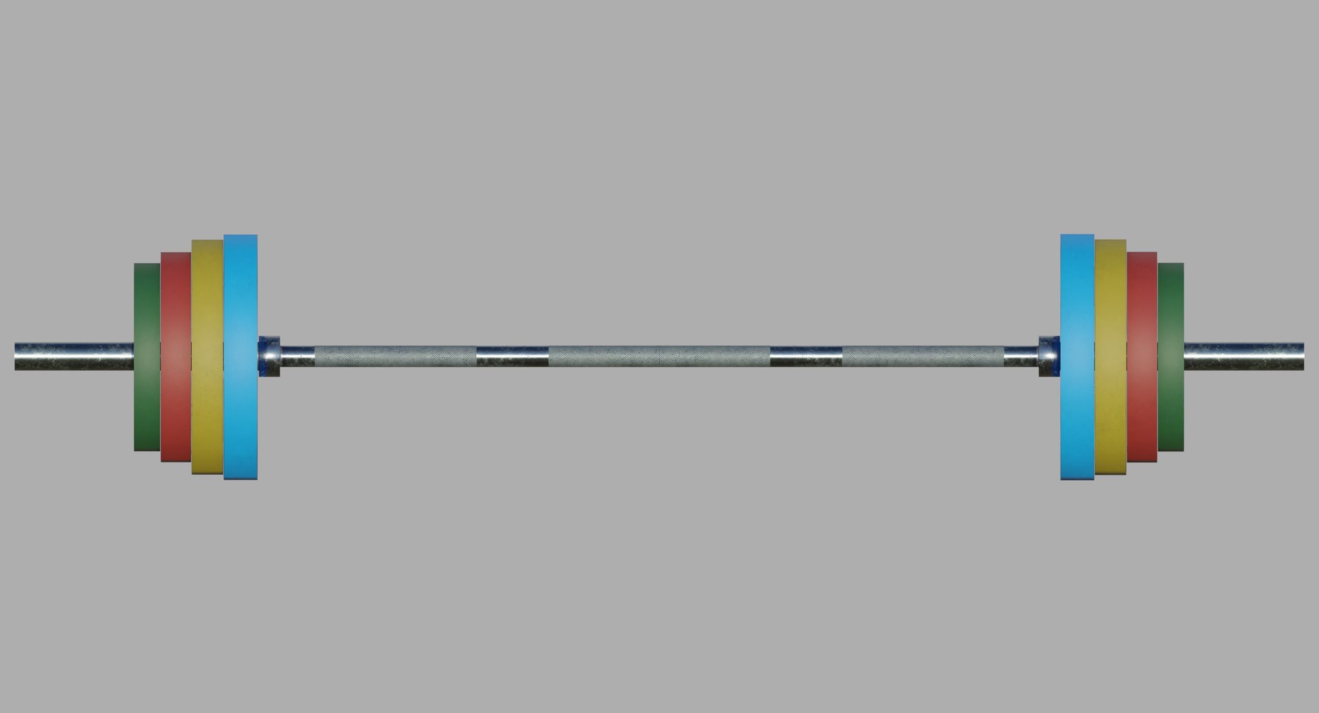 3D Gym Barbell Weight Plates Model - TurboSquid 1306417