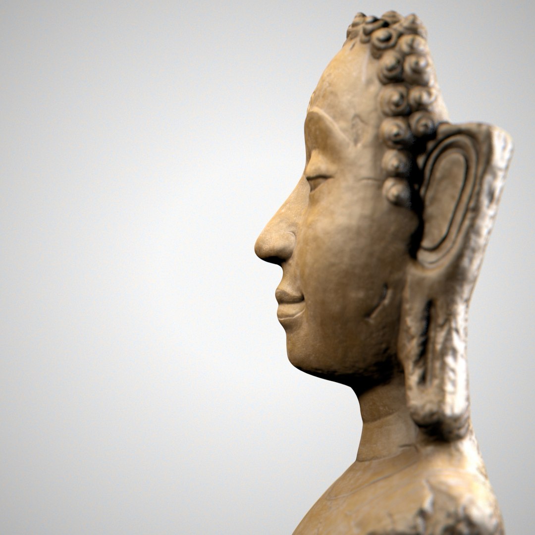 3d Buddha Sculpture Model