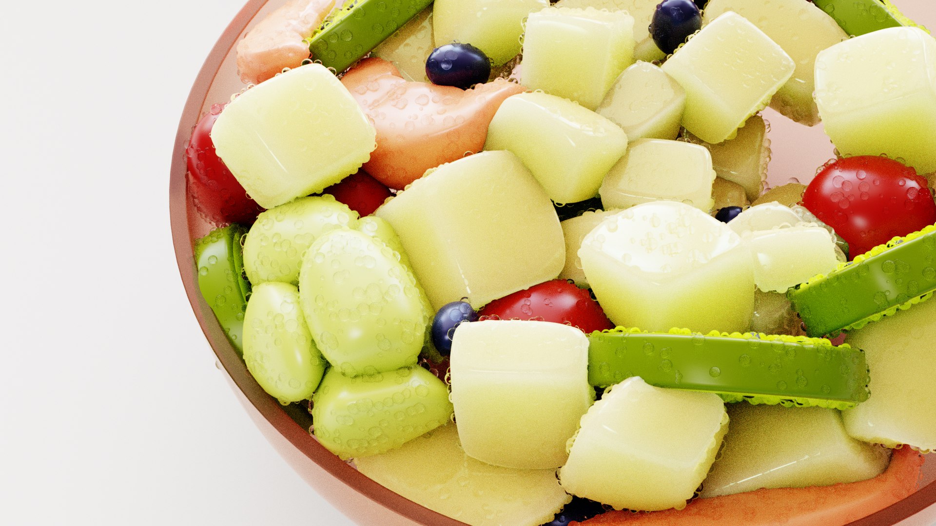 3D Model Fruit Salad - TurboSquid 2299275