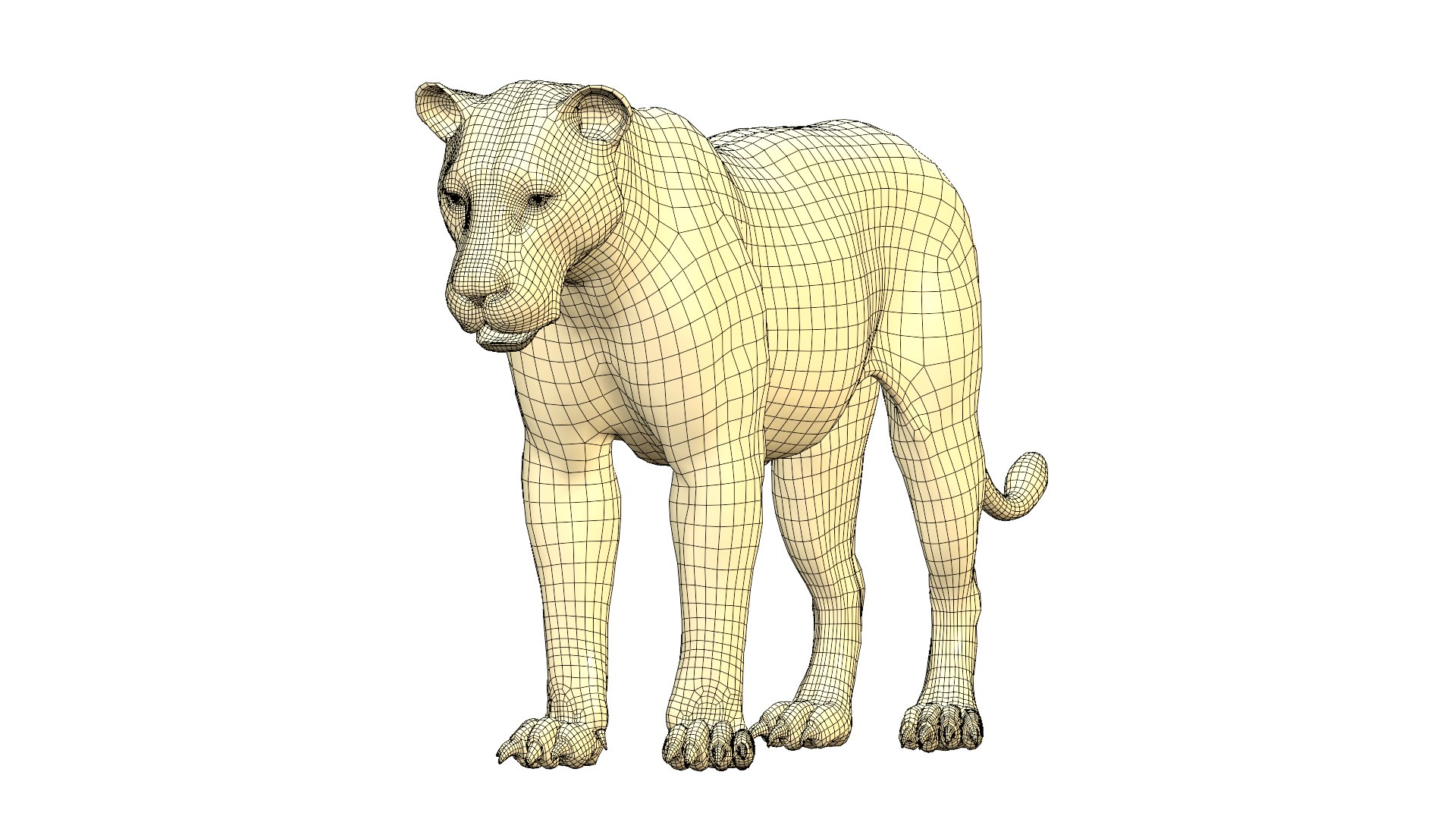 3D Lion - TurboSquid 2281355