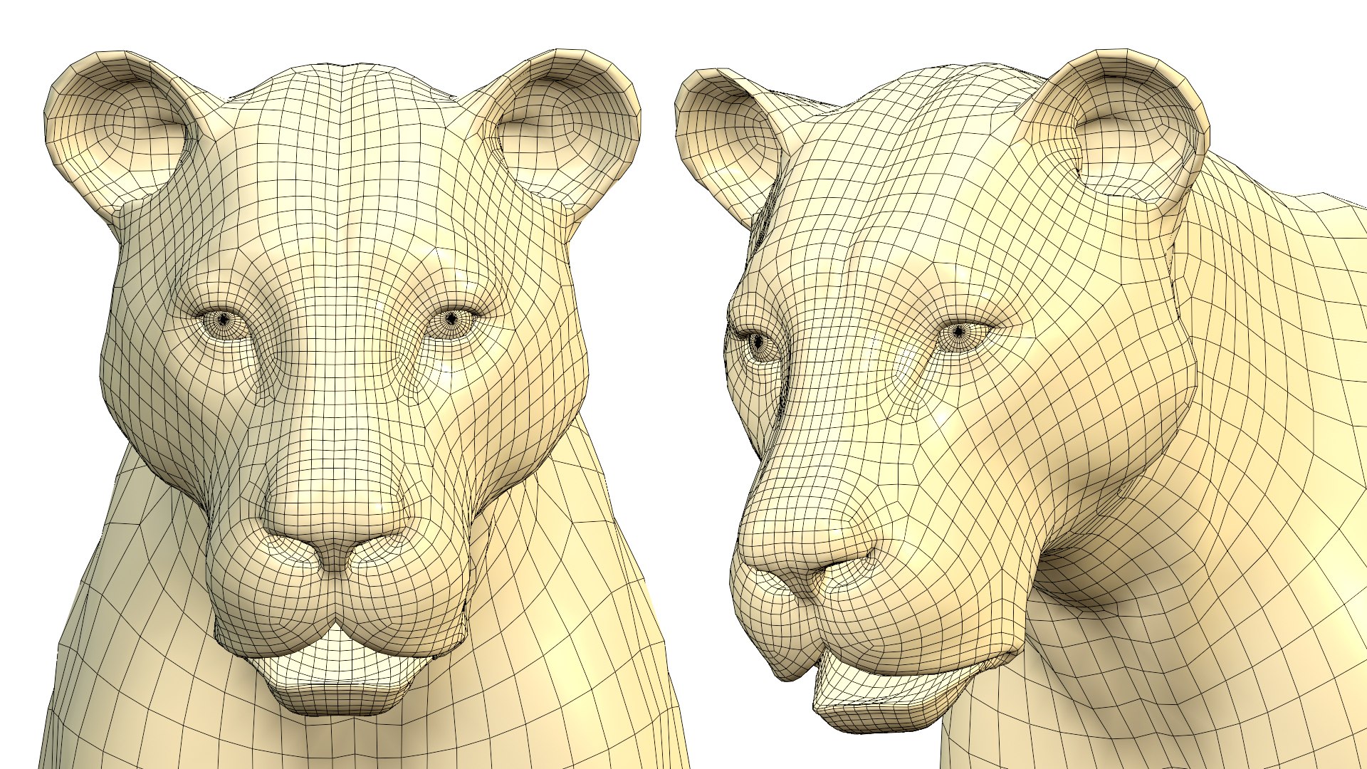 3D Lion - TurboSquid 2281355