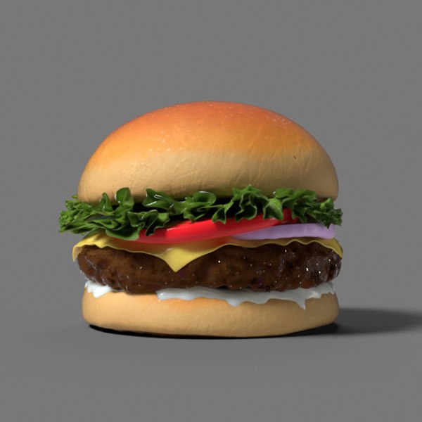Burger 3D model - TurboSquid 1169246